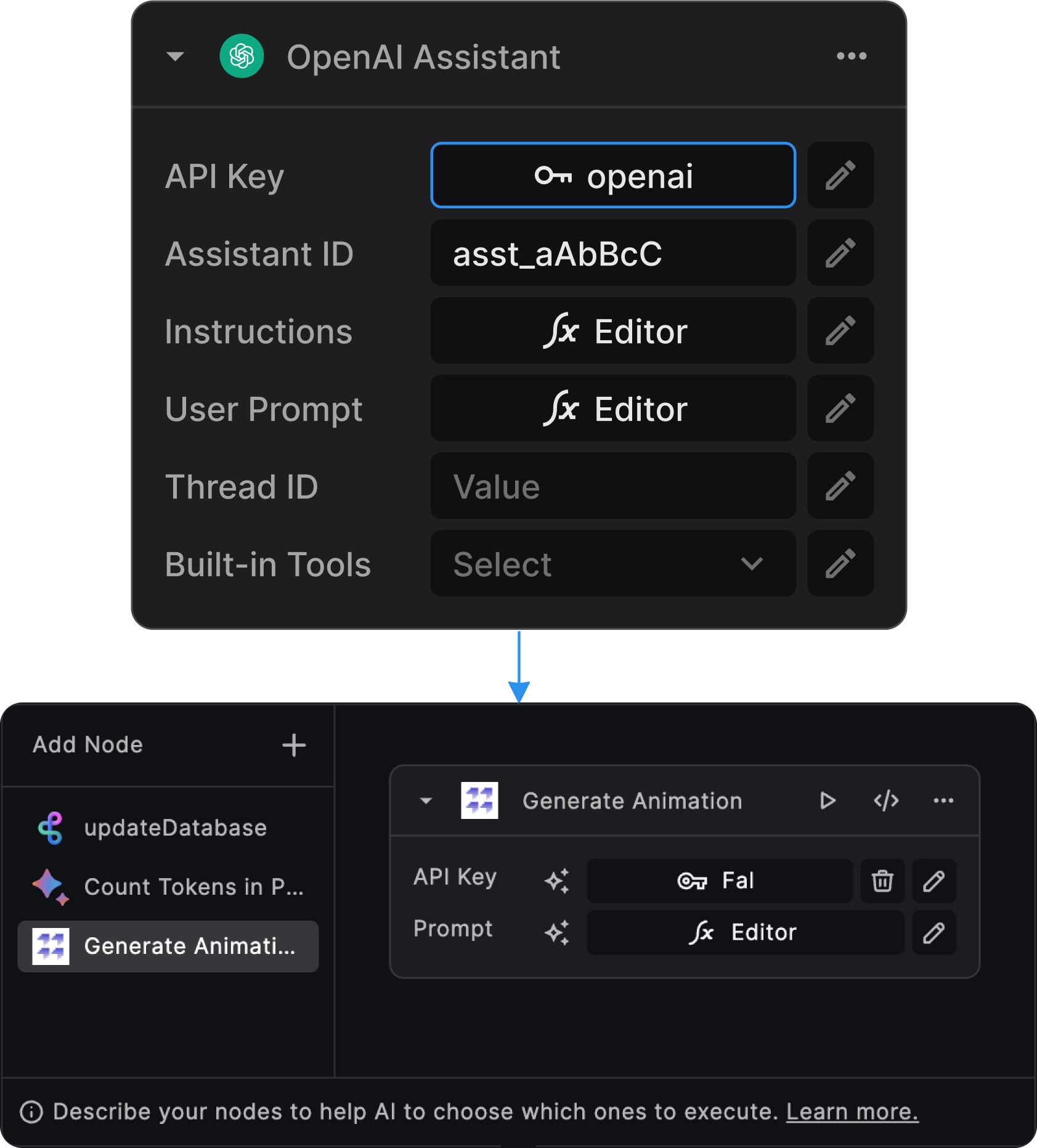 No-code AI Assistant Builder - Use Models like OpenAI, Claude 3 and Azure